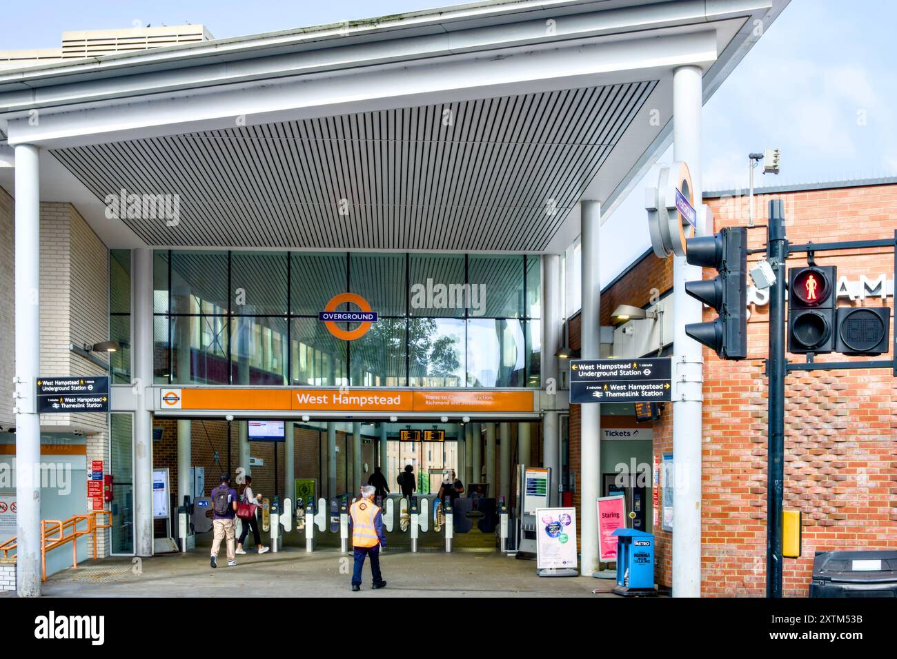 West Hampstead Overground Station, Borough Of Camden, London, England ...
