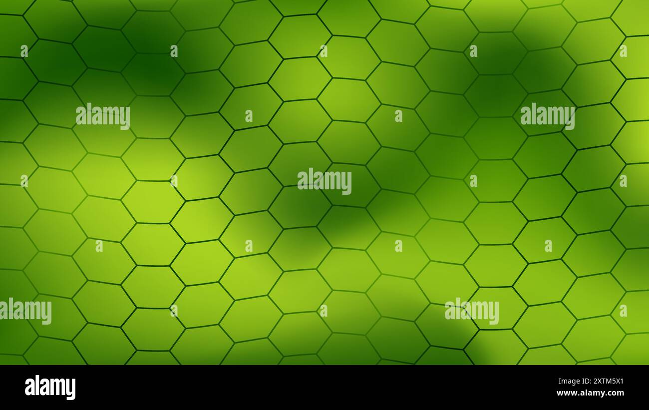 Abstract green snakeskin hexagonal pattern. Organic gradient background ...