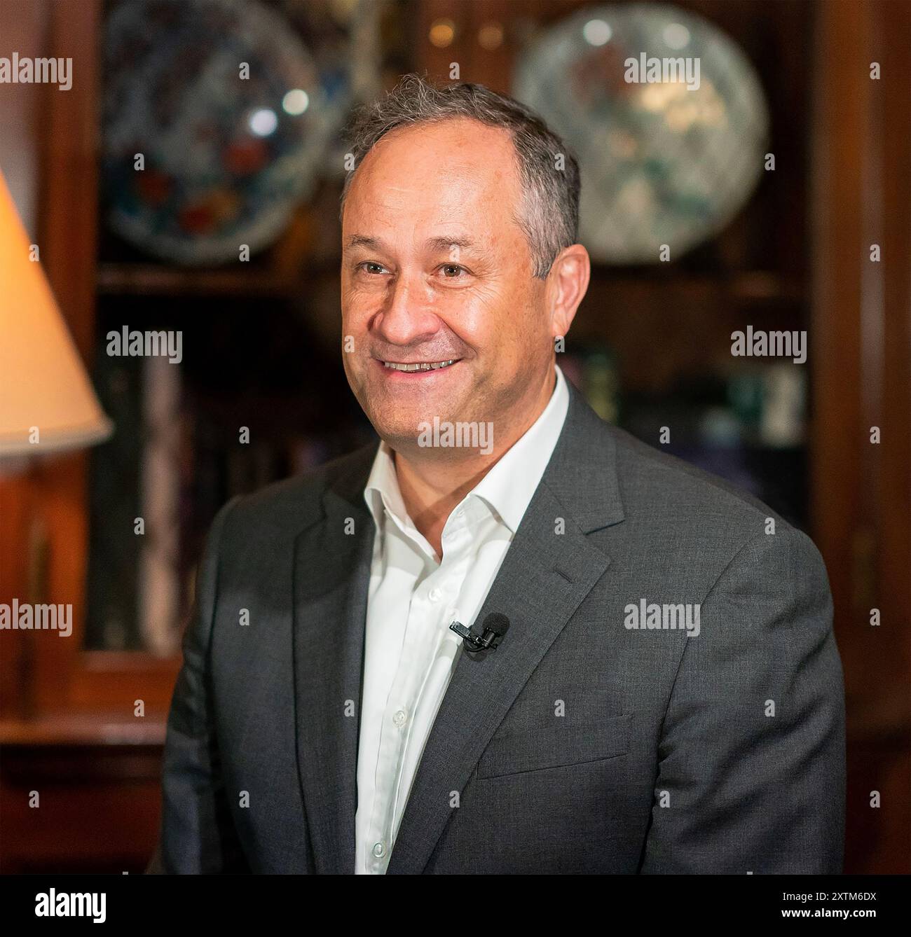 DOUG EMHOFF, husband of US politician Kamala Harris, in 2024 Stock ...