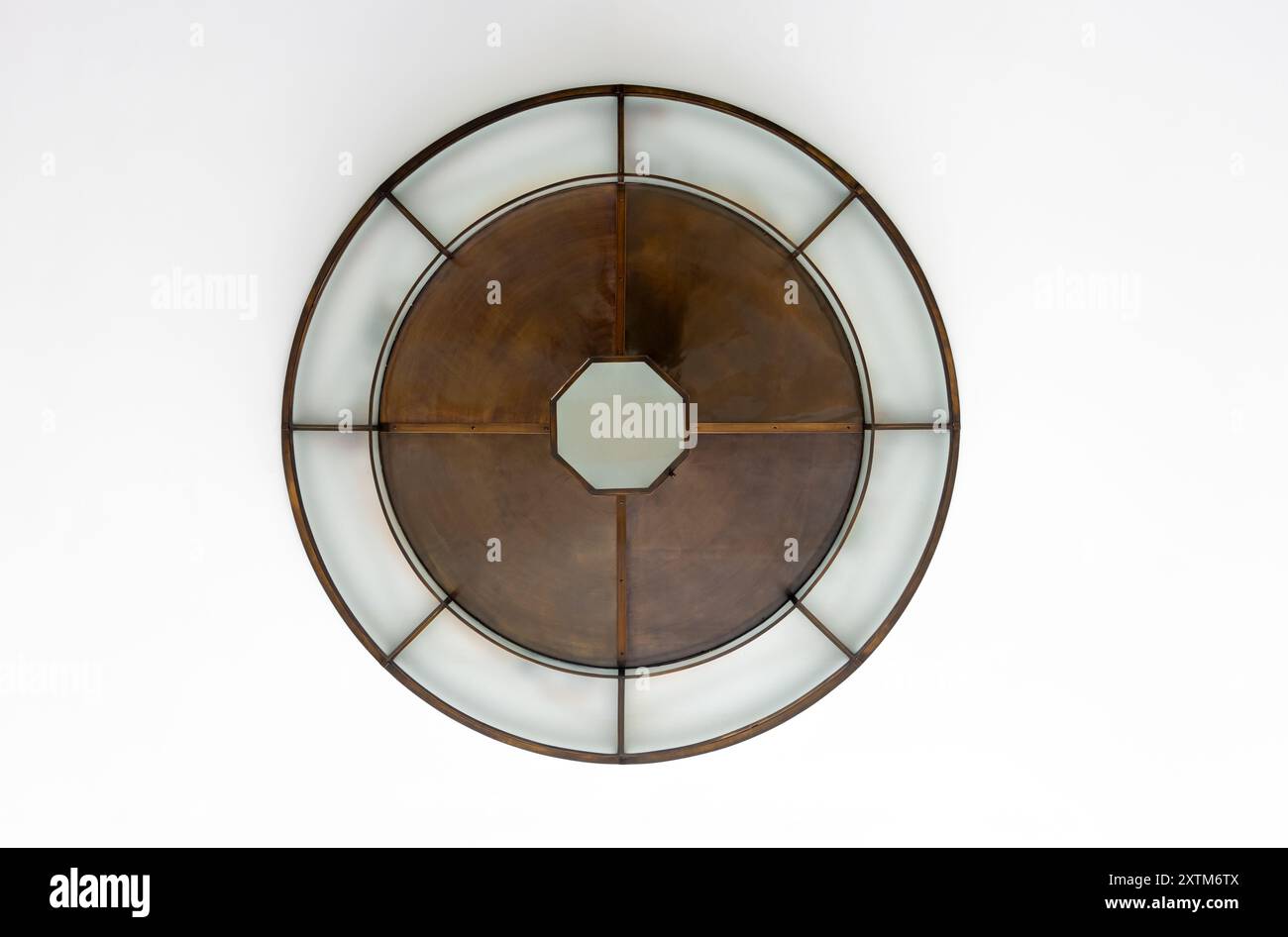 Functionalist light on the white ceiling Stock Photo - Alamy