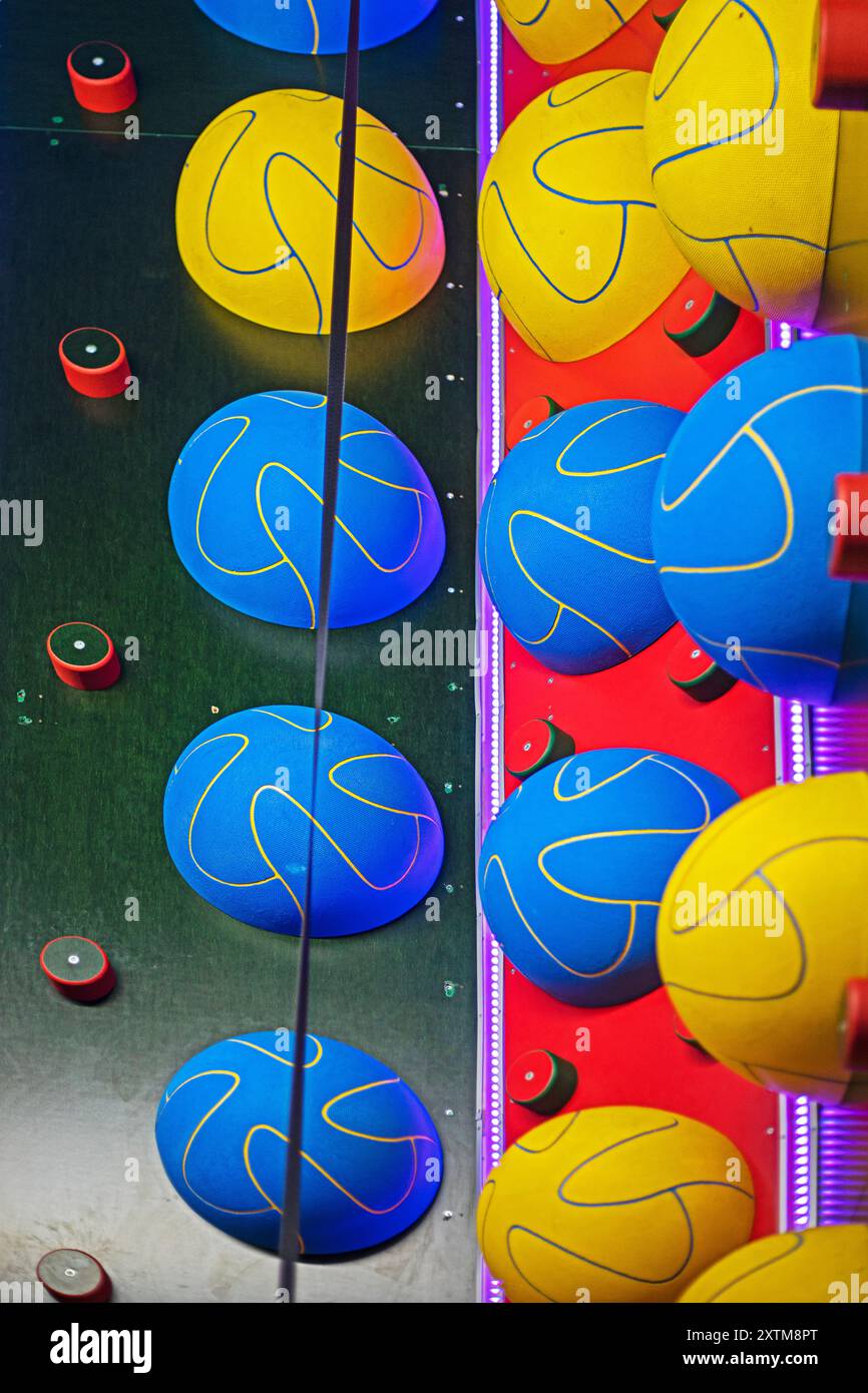 sports children's wall in the form of balls for rock climbing training ...