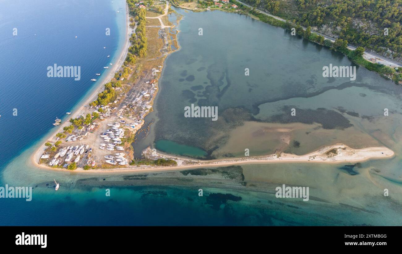 livari beach at Halkidiki, Greece Stock Photo - Alamy