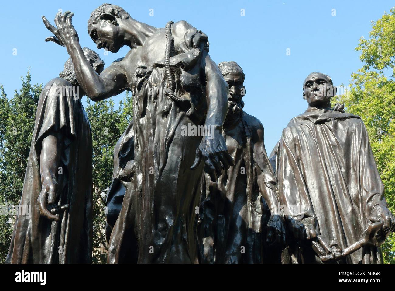 Burghers of Calais life size sculpture located in Victoria Tower ...
