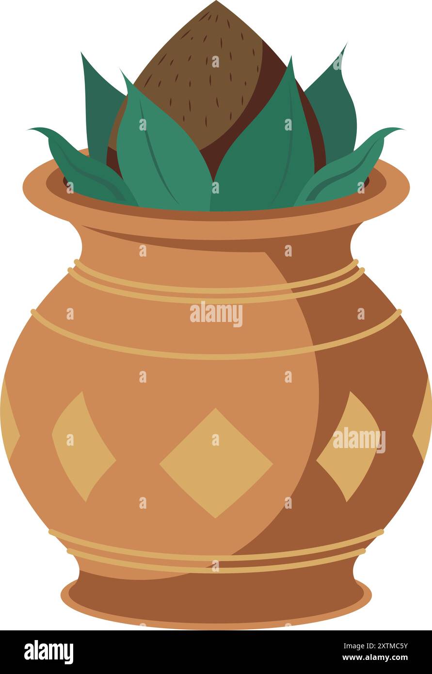 Isolated copper kalash mango Cut Out Stock Images & Pictures - Alamy