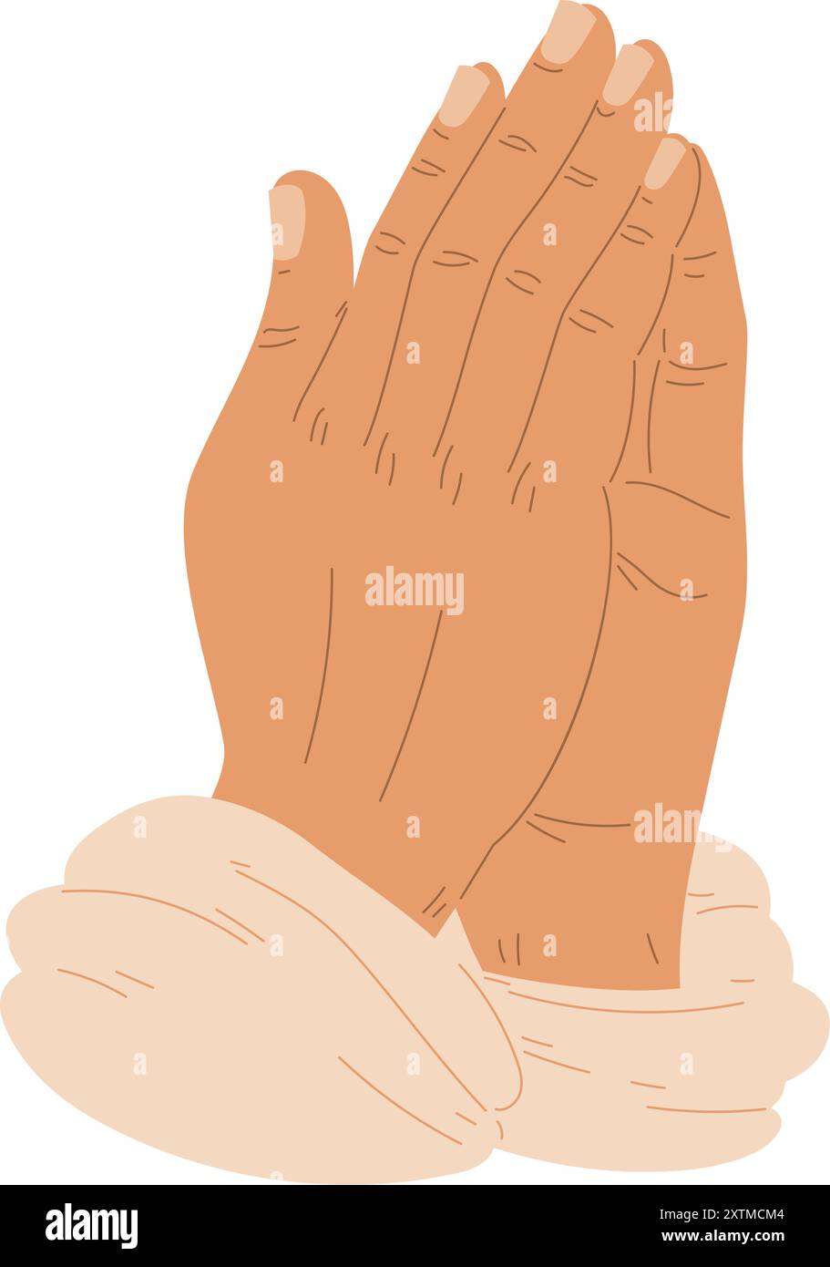 Prayer pose greeting Stock Vector Images - Alamy