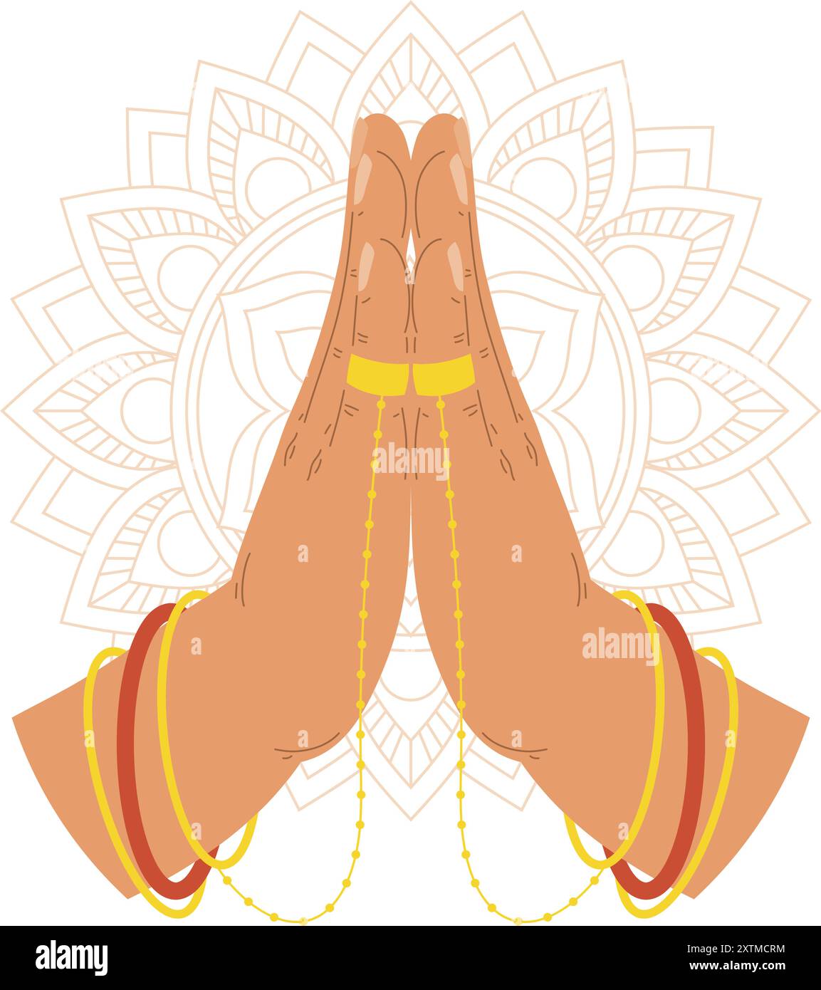 namaste hands gesture Stock Vector Image & Art - Alamy