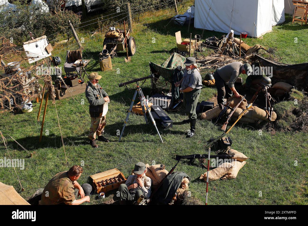 Overhead view of a display at The Yorkshire Wartime Experience in ...