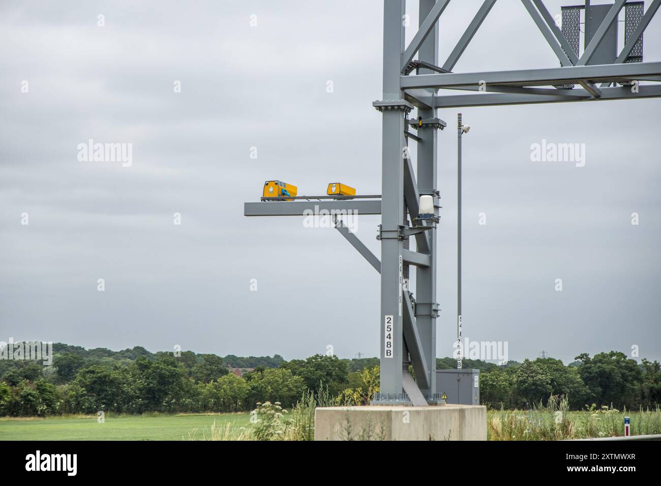 London, UK- June 30, 2023: M4 Motorway speed cameras Stock Photo - Alamy