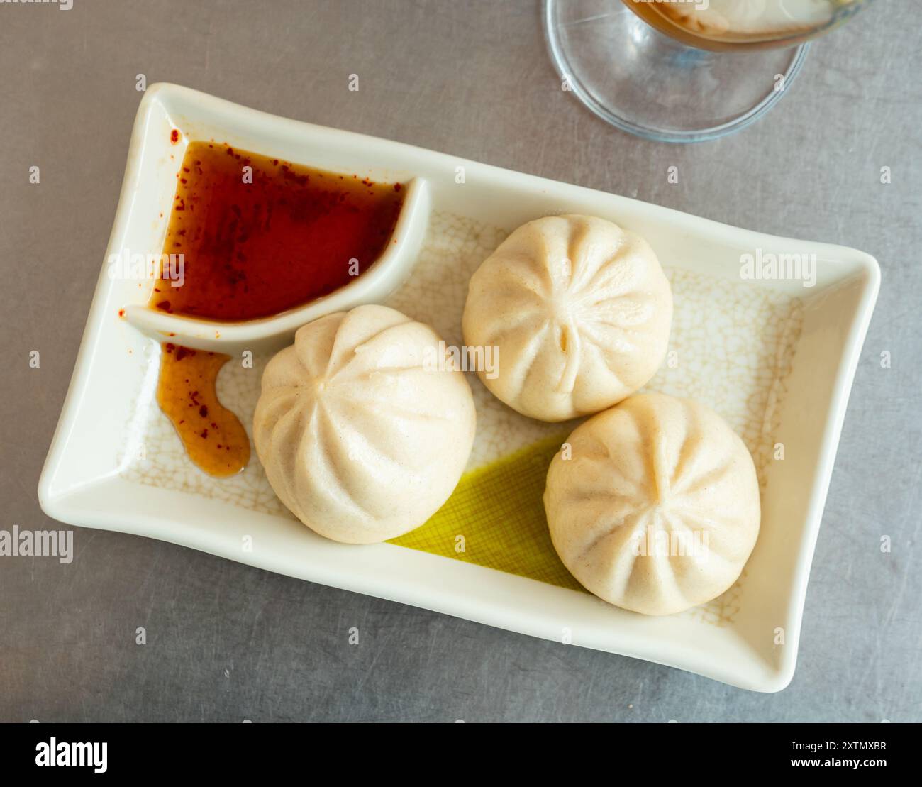 Pan chino are steamed buns. Traditional Chinese food Stock Photo - Alamy
