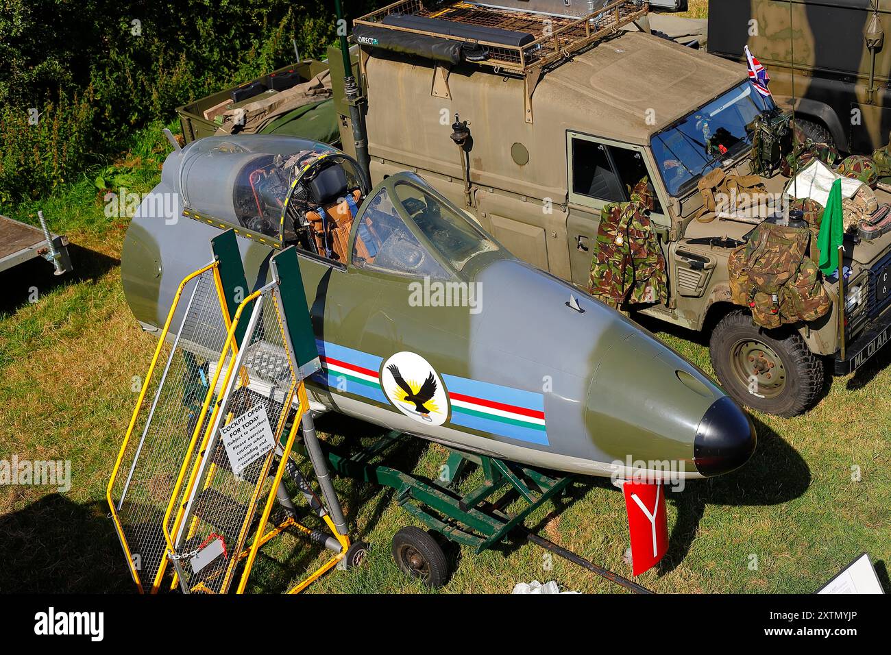 Overhead view of a display at The Yorkshire Wartime Experience in ...