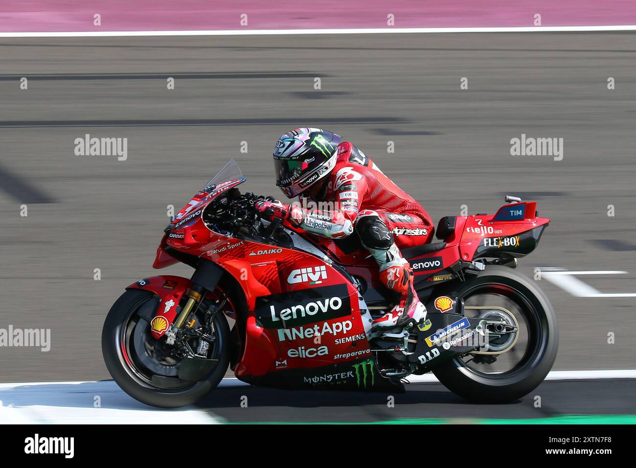 Enea Bastianini - Ducati Lenovo Team - Rider number 23 on a Ducati at ...