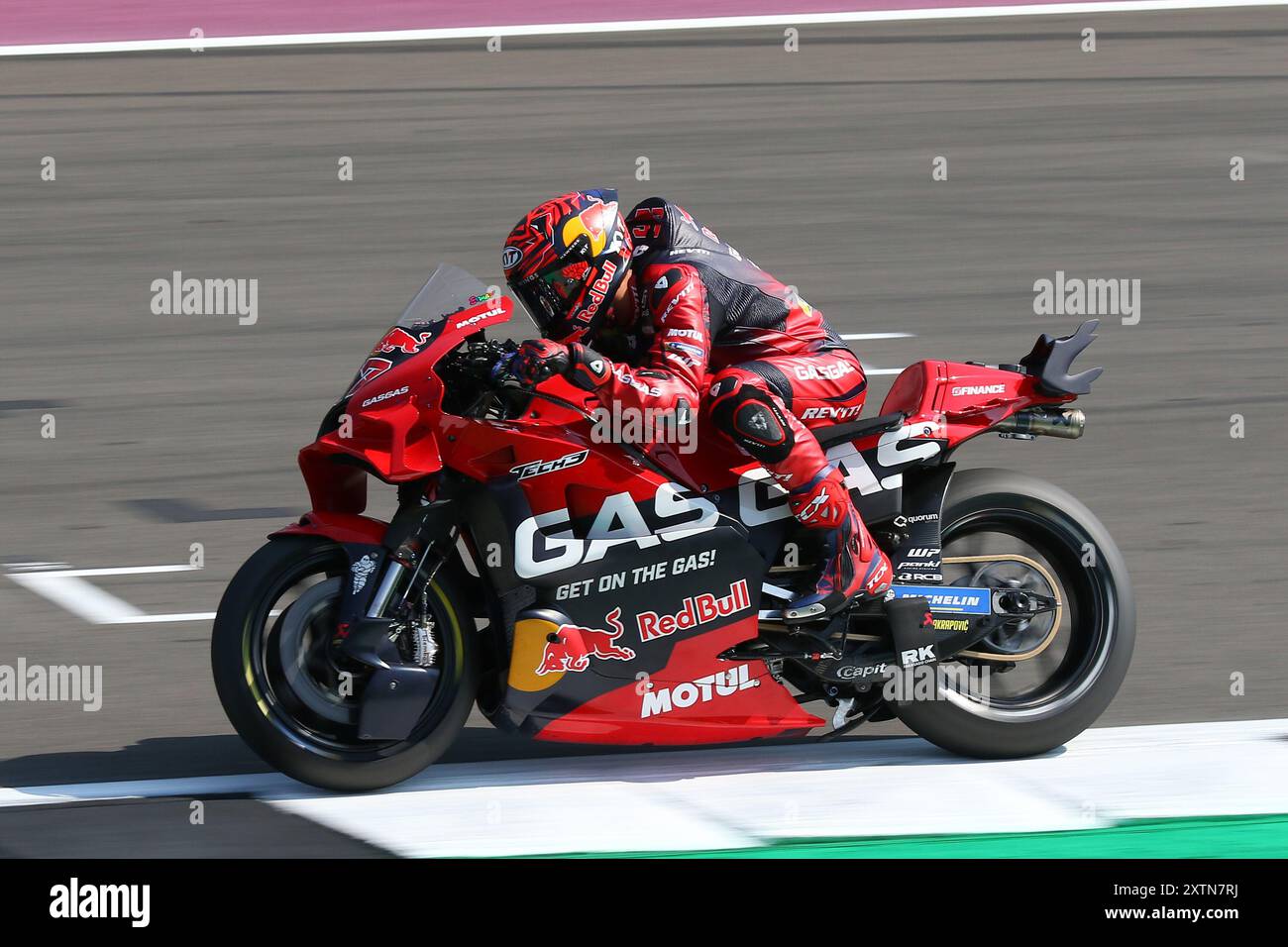 Augusto Fernandez - Red Bull GASGAS Tech3 - Rider number 37 on a KTM at ...