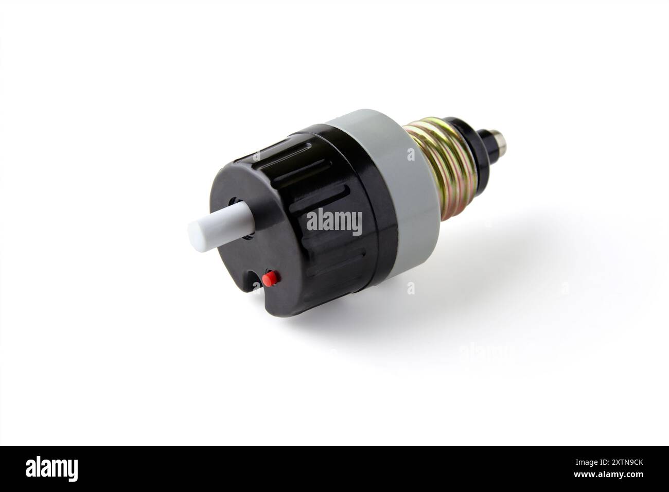 Old style electrical fuse isolated on white background Stock Photo - Alamy