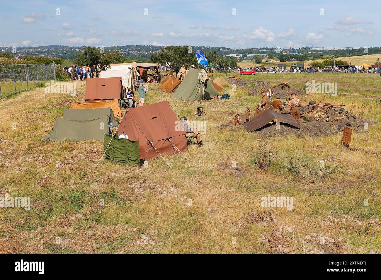 Overhead view of a display at The Yorkshire Wartime Experience in ...