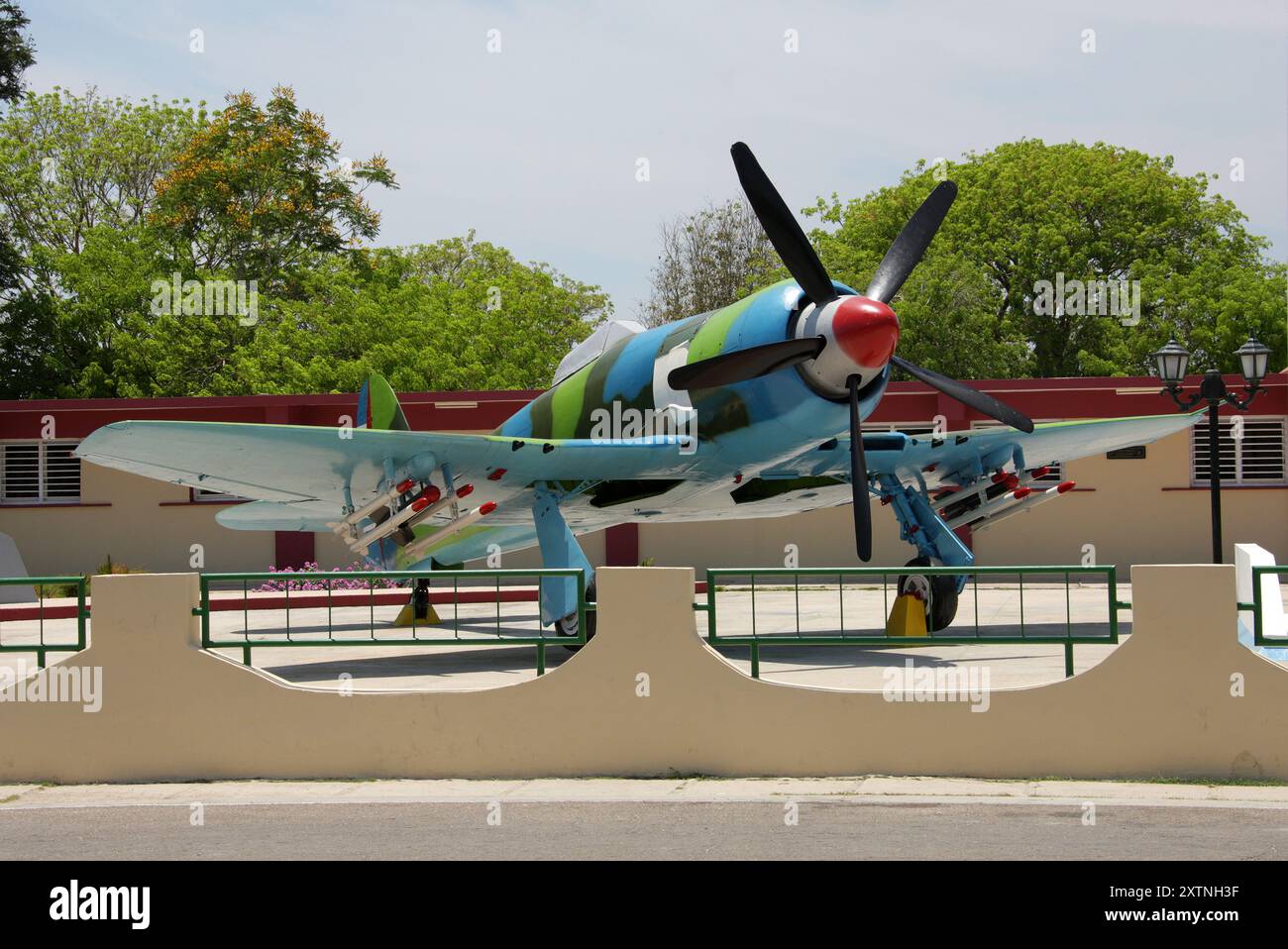 A Sea Fury F 50 preserved at the Museo Giron, Cuba. The Hawker Sea Fury ...