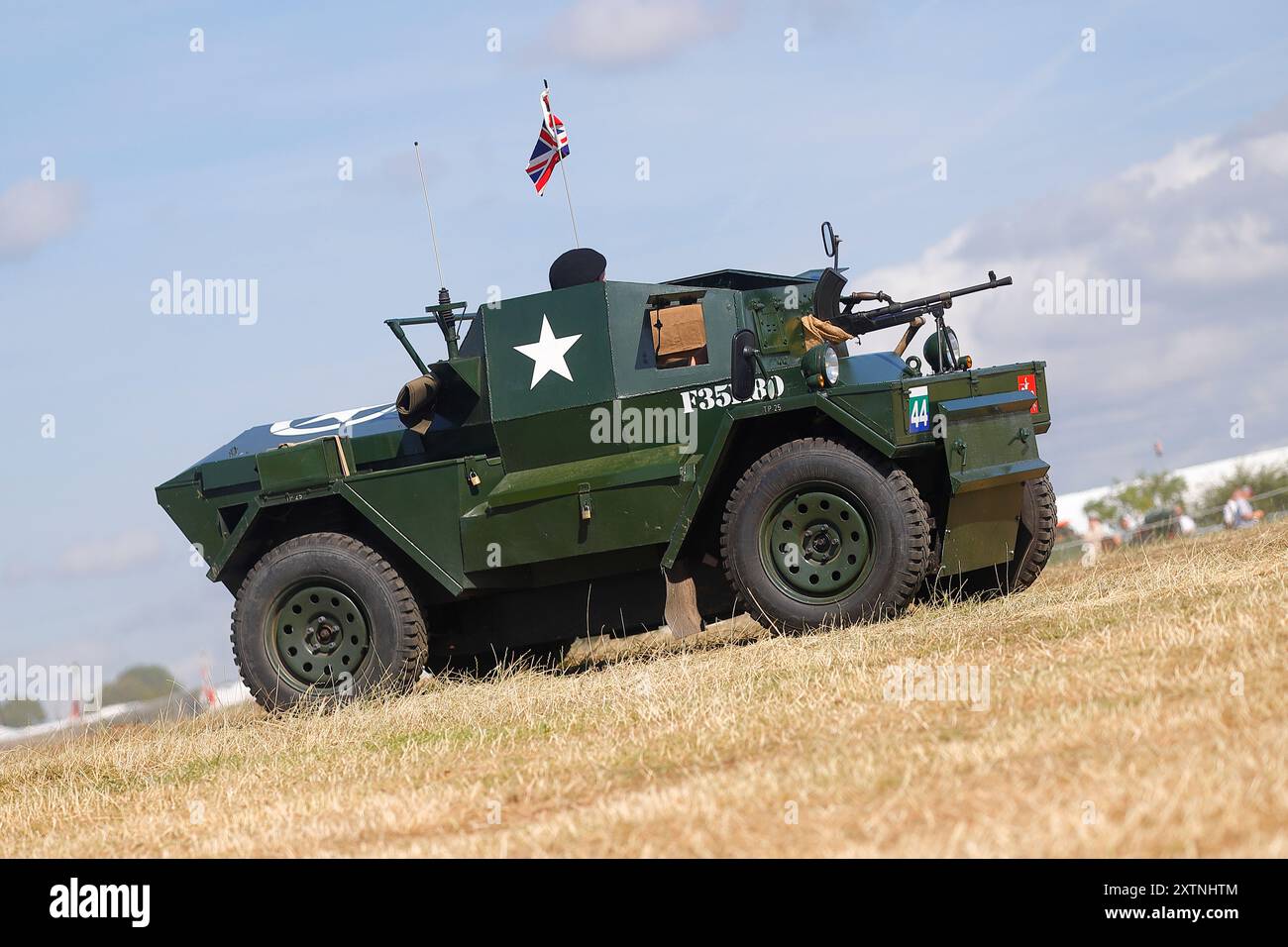 An armoured car on display at The Yorkshire Wartime Experience in ...