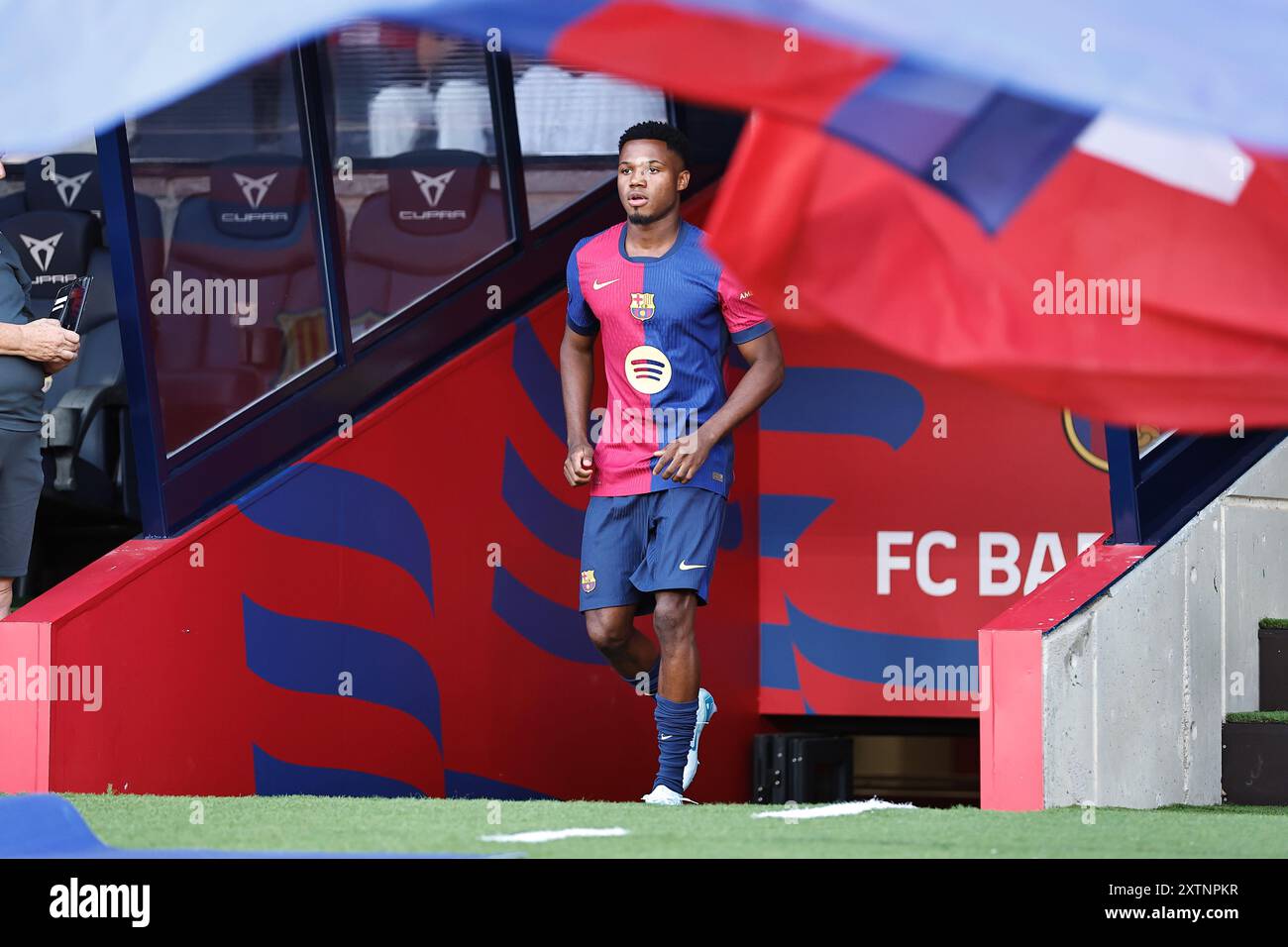 Barcelona, Spain. 12th Aug, 2024. Ansu Fati (Barcelona) Football/Soccer ...