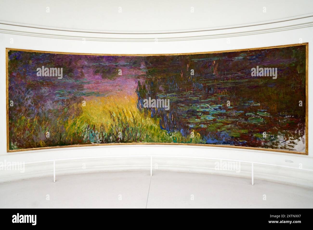 Water-lilies Nympheas series painted by Claude Monet, Musee de L ...