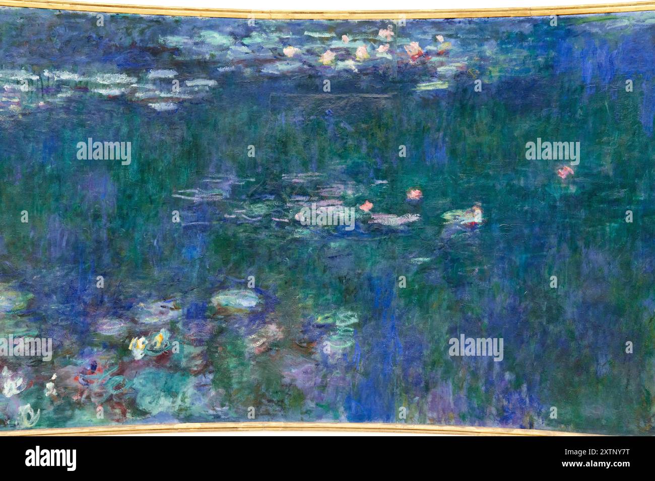 Detail, Water-lilies Nympheas series painted by Claude Monet (1840-1926 ...
