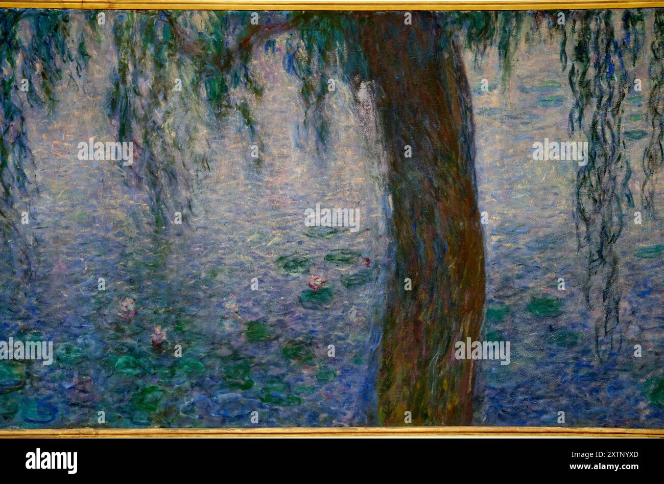 Detail, Water-lilies Nympheas series painted by Claude Monet (1840-1926 ...