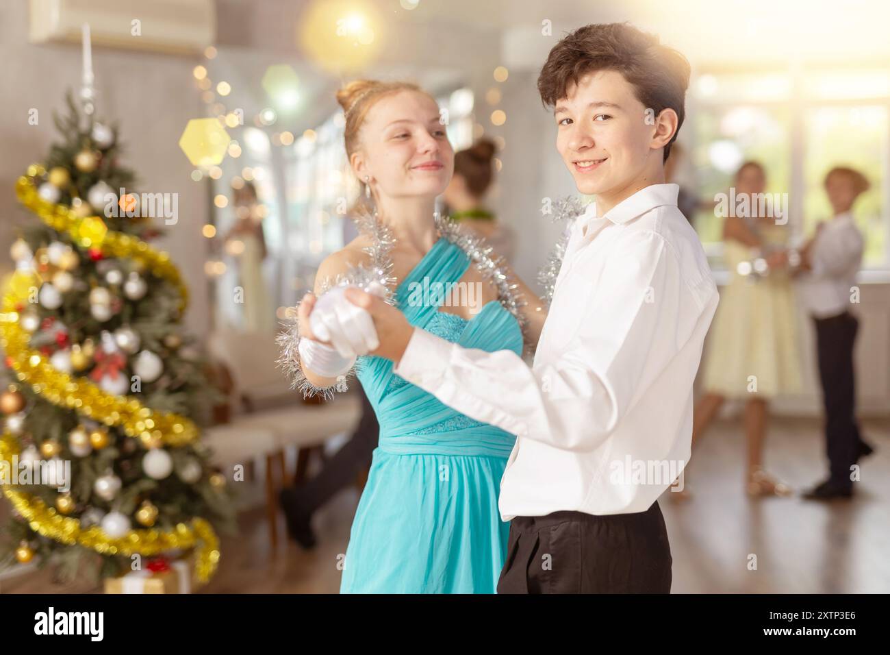 Ballroom dancing couple spanish hi-res stock photography and images - Alamy