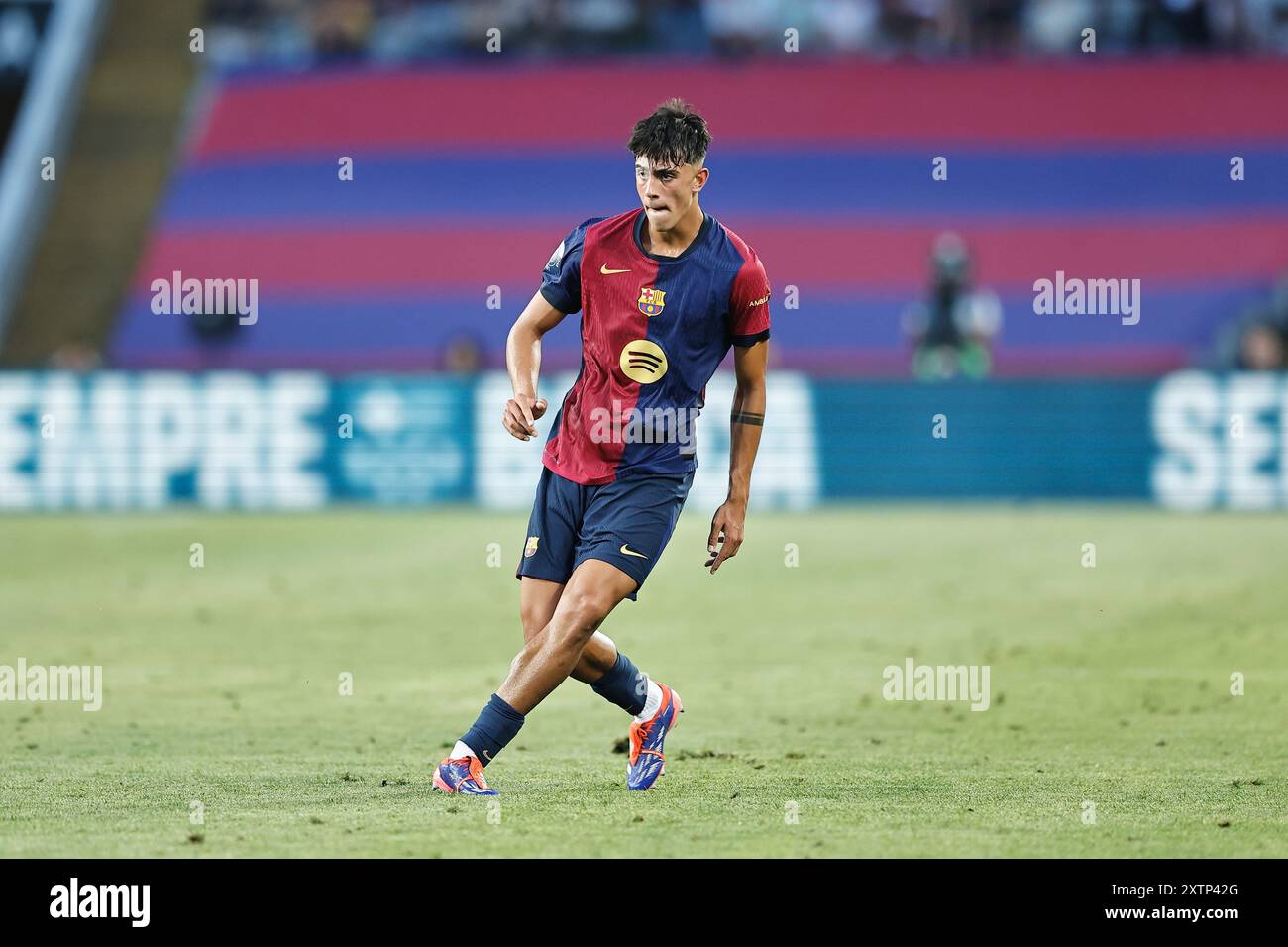 Barcelona, Spain. 12th Aug, 2024. Marc Bernal (Barcelona) Football ...