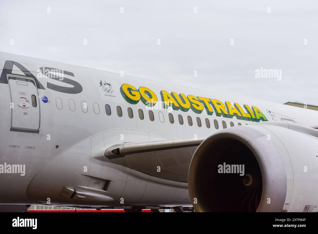 Sydney, Australia. 14th Aug, 2024. Qantas Boeing 787 Dreamliner ...