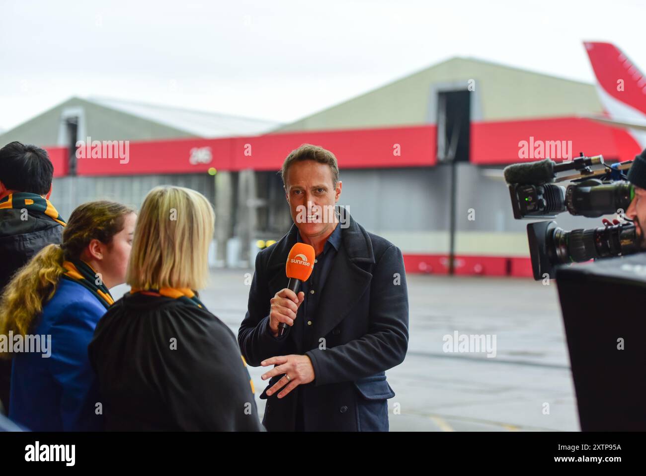 TV presenter and former Australian Olympic sprinter Matt Shirvington is ...