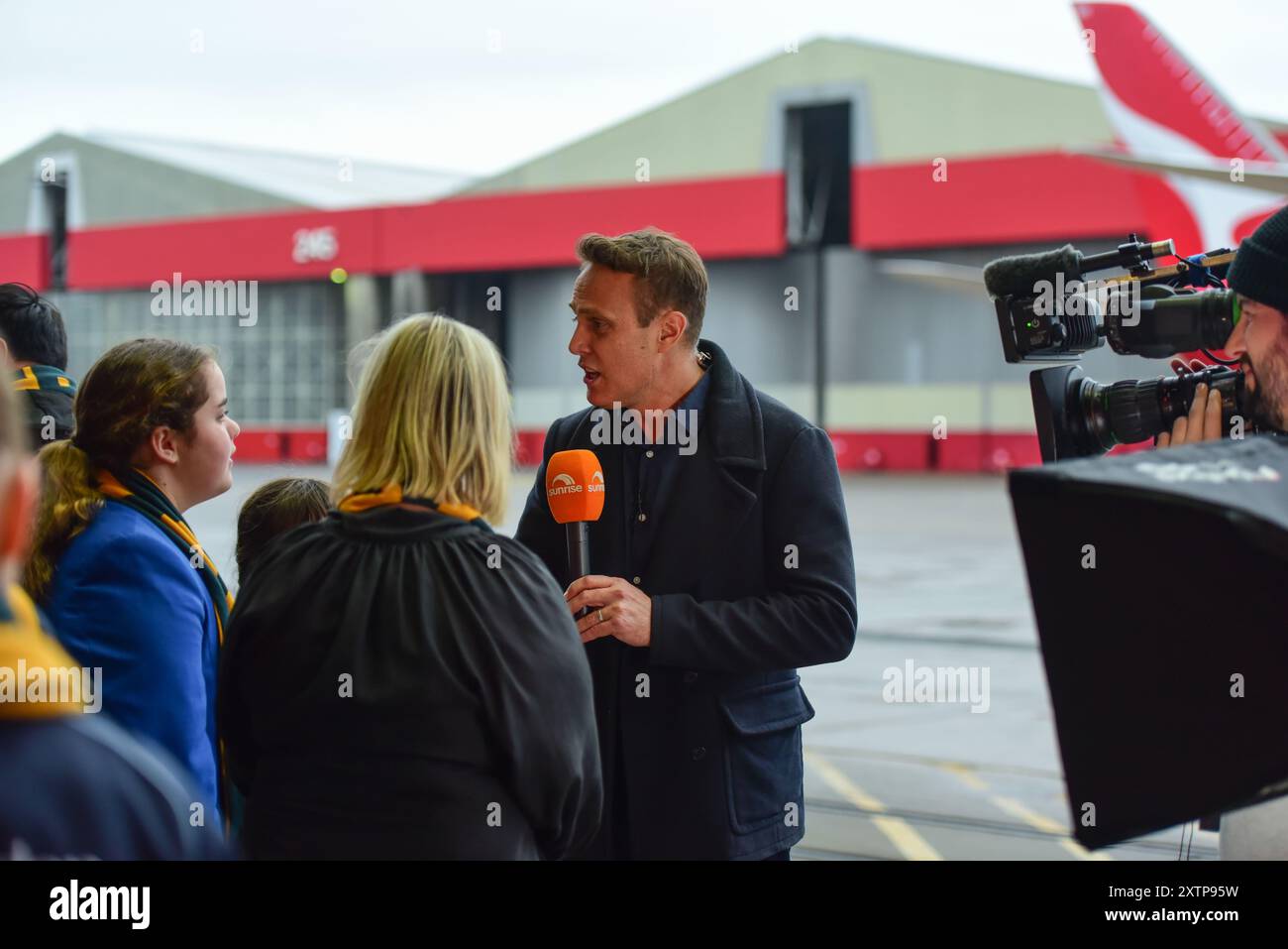 TV presenter and former Australian Olympic sprinter Matt Shirvington is ...