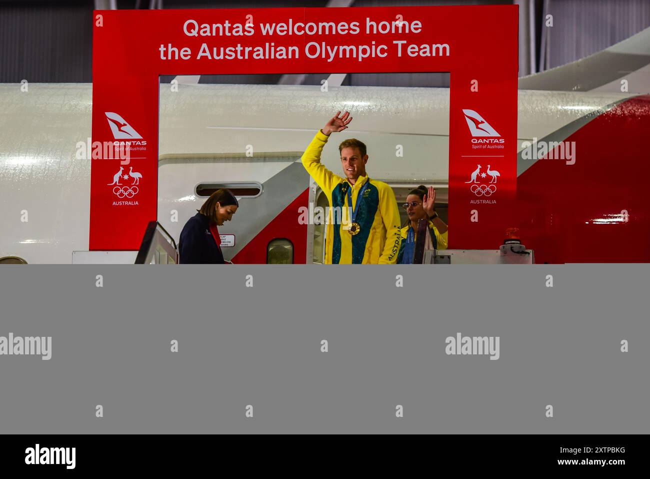 Sydney, Australia. 14th Aug, 2024. Matt Wearn, double gold medalist in ...