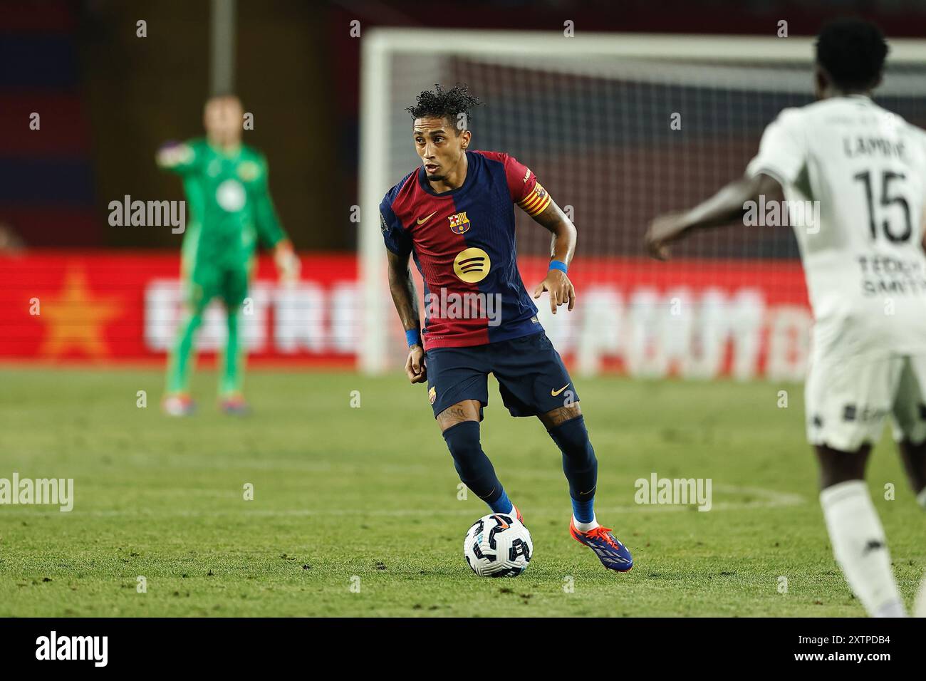 Barcelona, Spain. 12th Aug, 2024. Raphinha (Barcelona) Football/Soccer ...