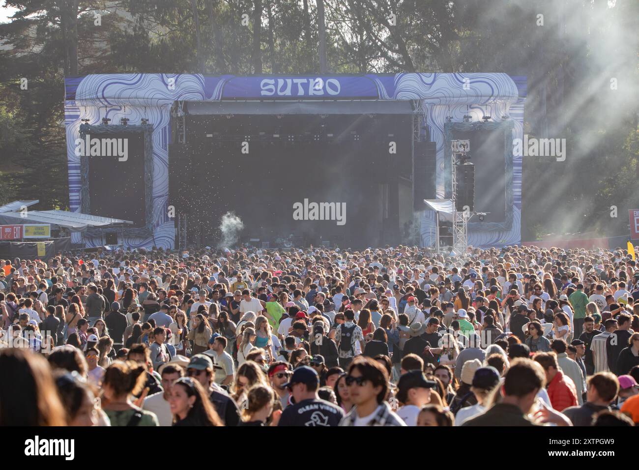 San Francisco, USA. 11th Aug, 2024. Atmosphere at the Sutro Stage at ...