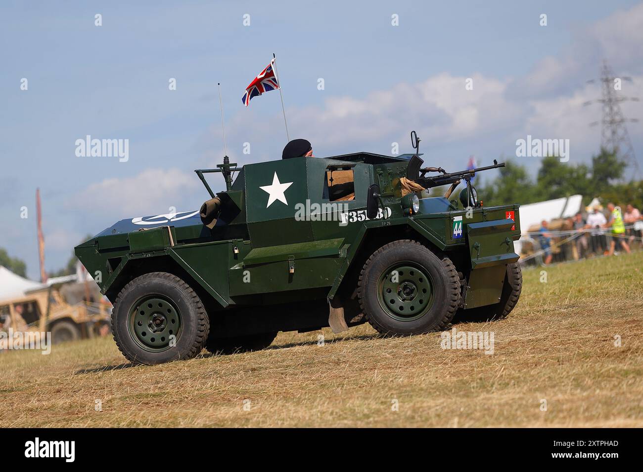 An armoured car on display at The Yorkshire Wartime Experience in ...