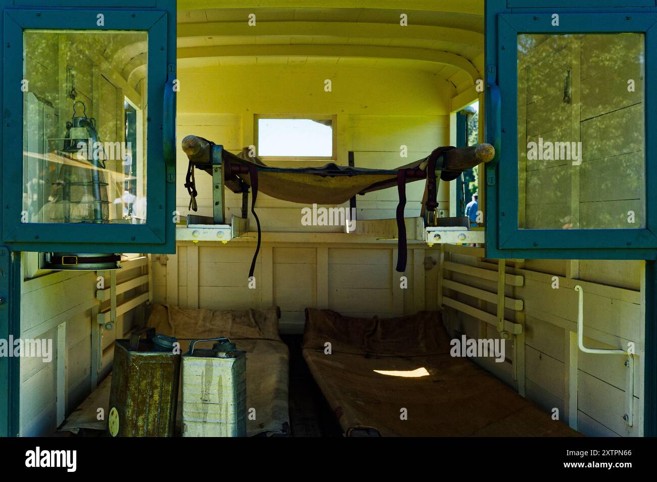 September 2023 - American Heritage Museum Hudson, MA. The interior of a ...