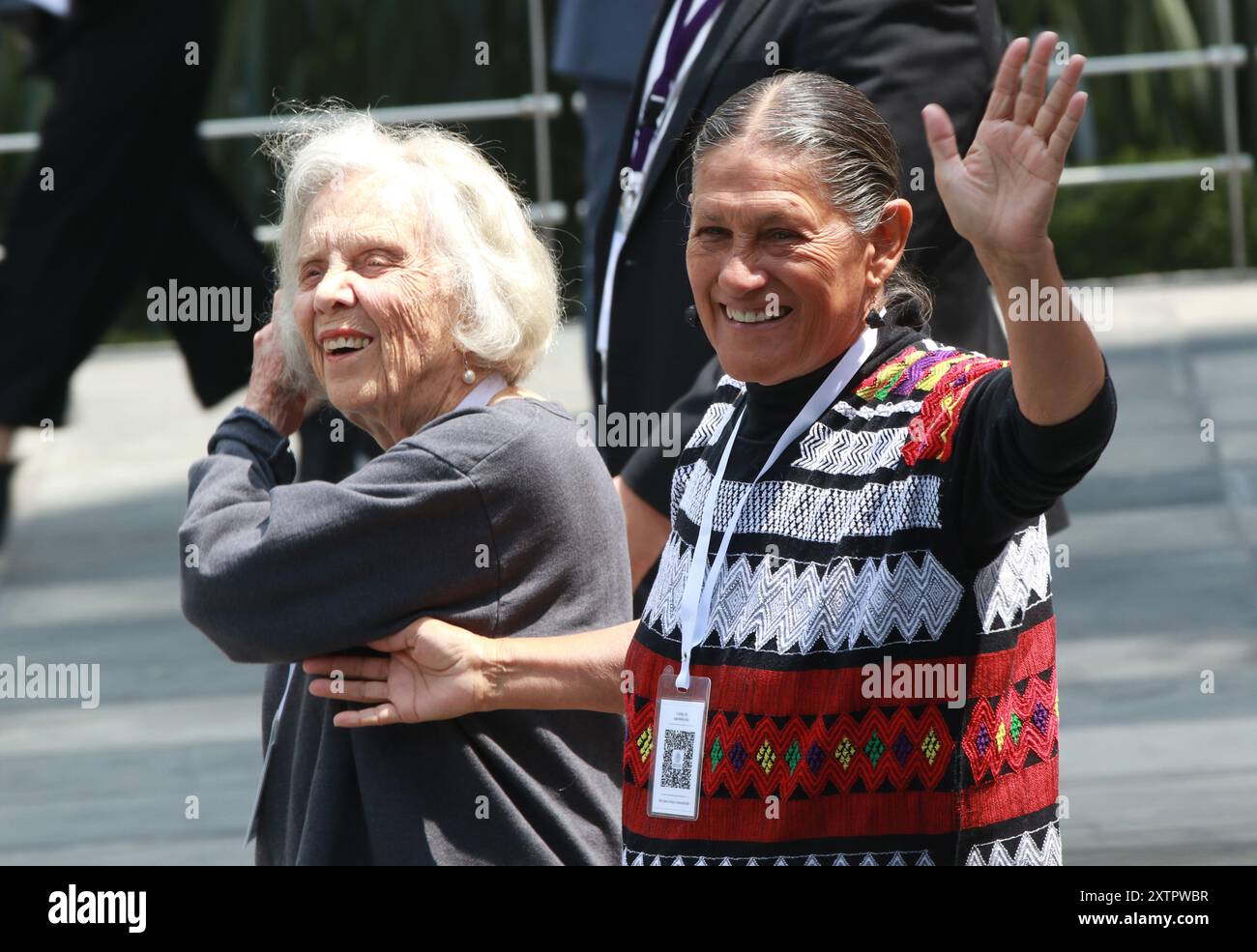 Mexico City, Mexico. 15th Aug, 2024. The writer Elena Poniatowska and ...