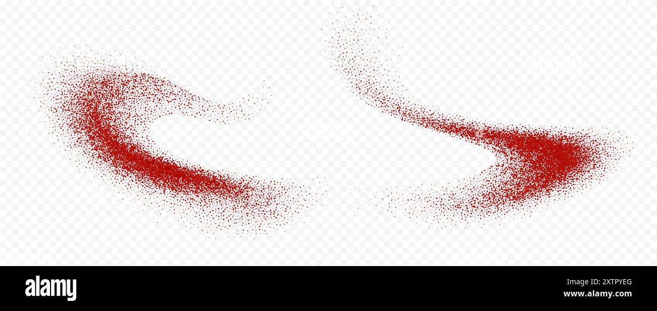 Chili powder splash, dried pepper explosion, flying spicy paprika burst ...