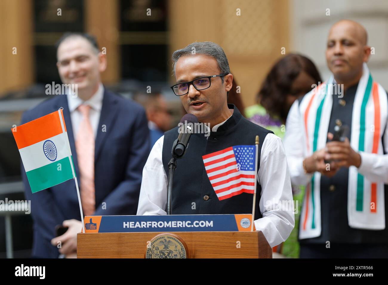 New York, USA, August 15, 2024 - Consul General, Binaya Srikanta ...