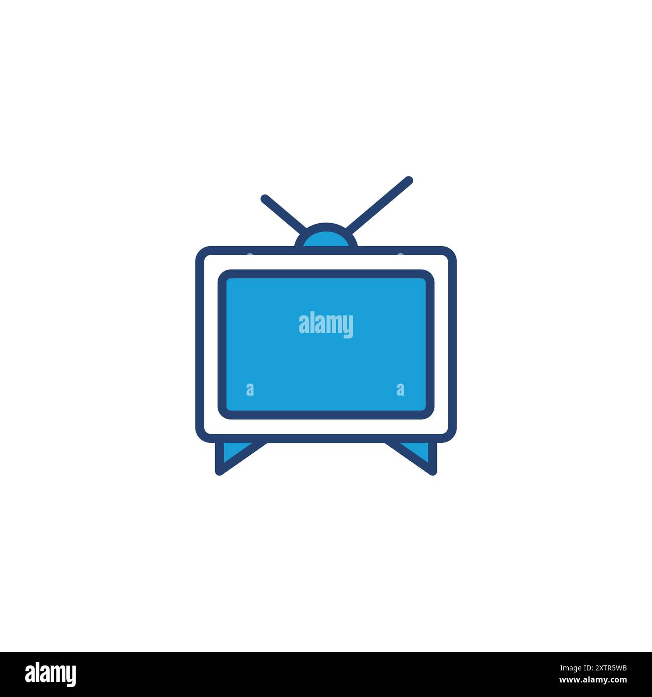 Tv icon vector. television icon vector Stock Vector Image & Art - Alamy