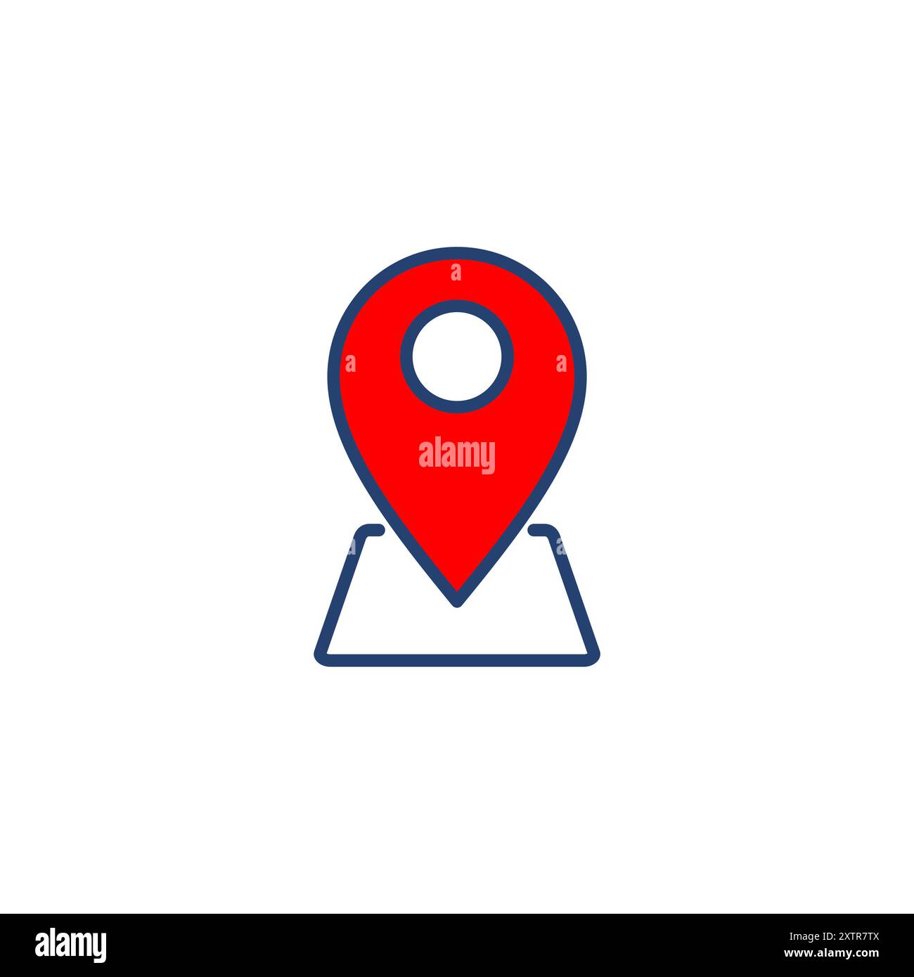 Pin icon vector. Location icon vector. destination icon. map pin Stock ...