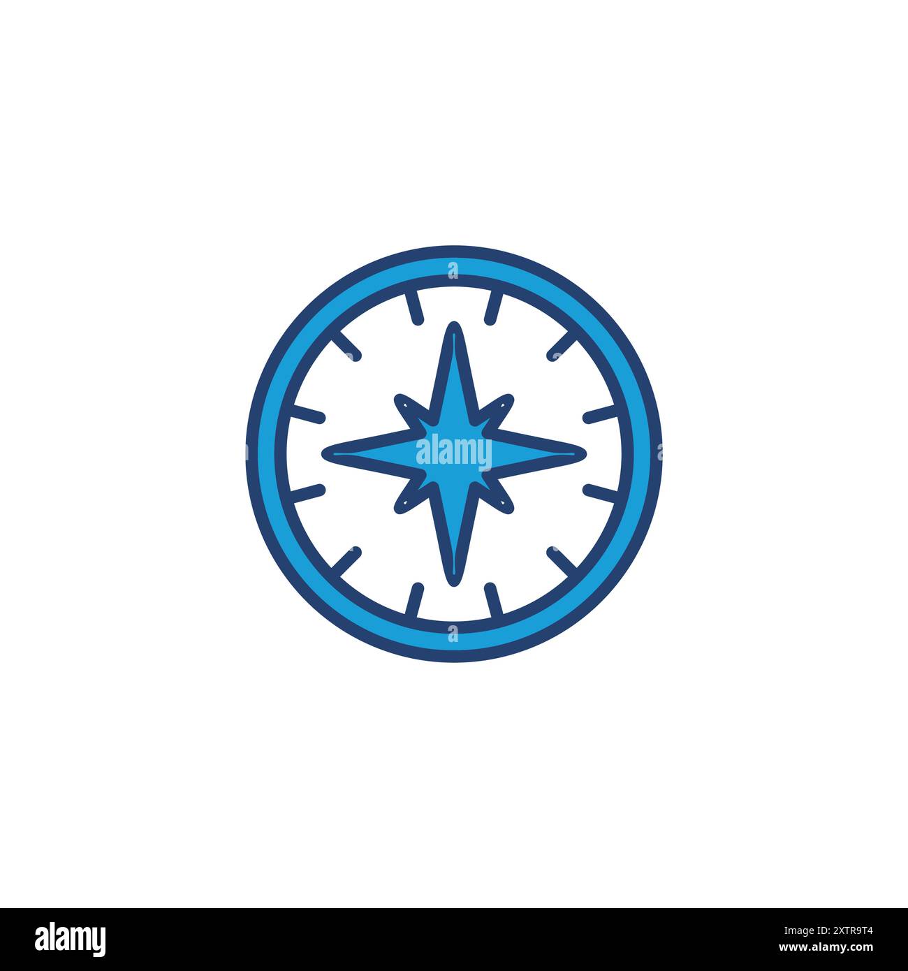 Compass icon vector. arrow compass icon vector Stock Vector Image & Art ...