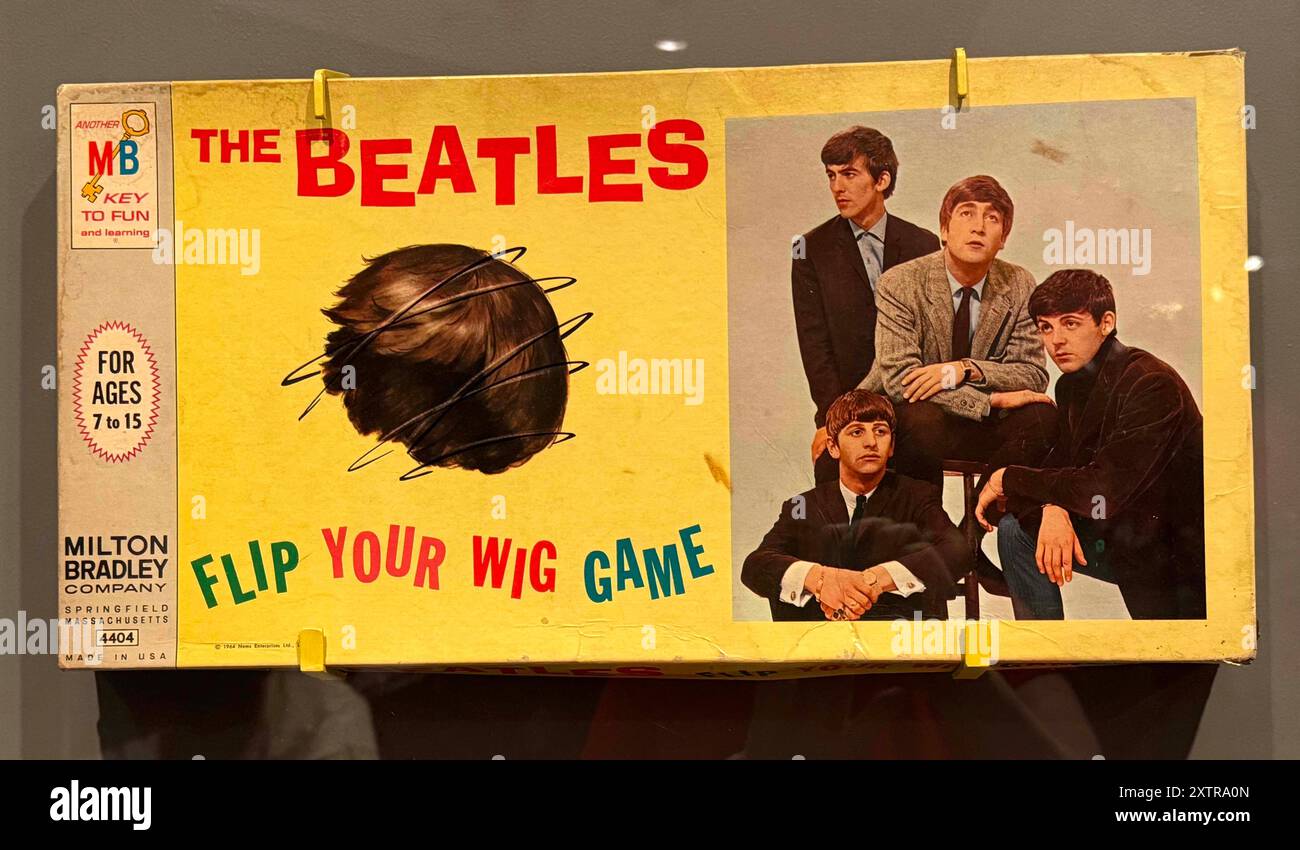 New York, New York, USA. 15th Aug, 2024. Beatles 1964 Flip Your Wig ...