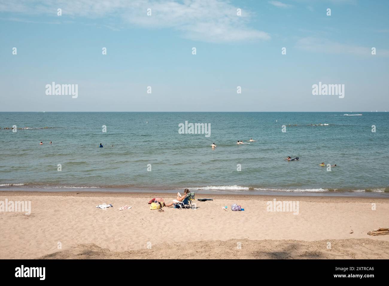 Summer days in Presque Isle State Park in Erie, Pennsylvania Stock ...