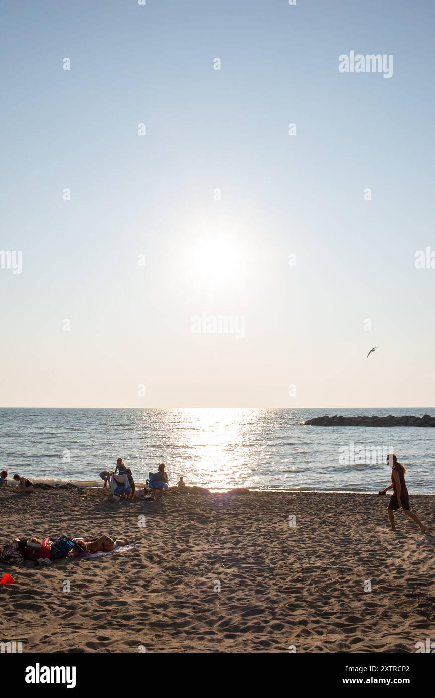 Summer days in Presque Isle State Park in Erie, Pennsylvania Stock ...