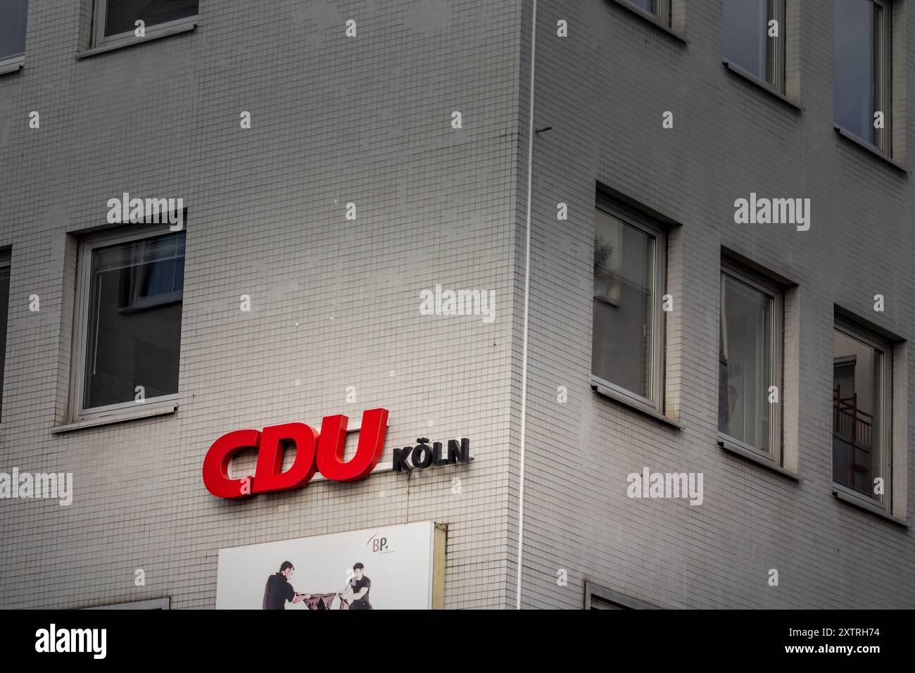 Picture of a sign with the logo of CDU on their local headquarters for ...