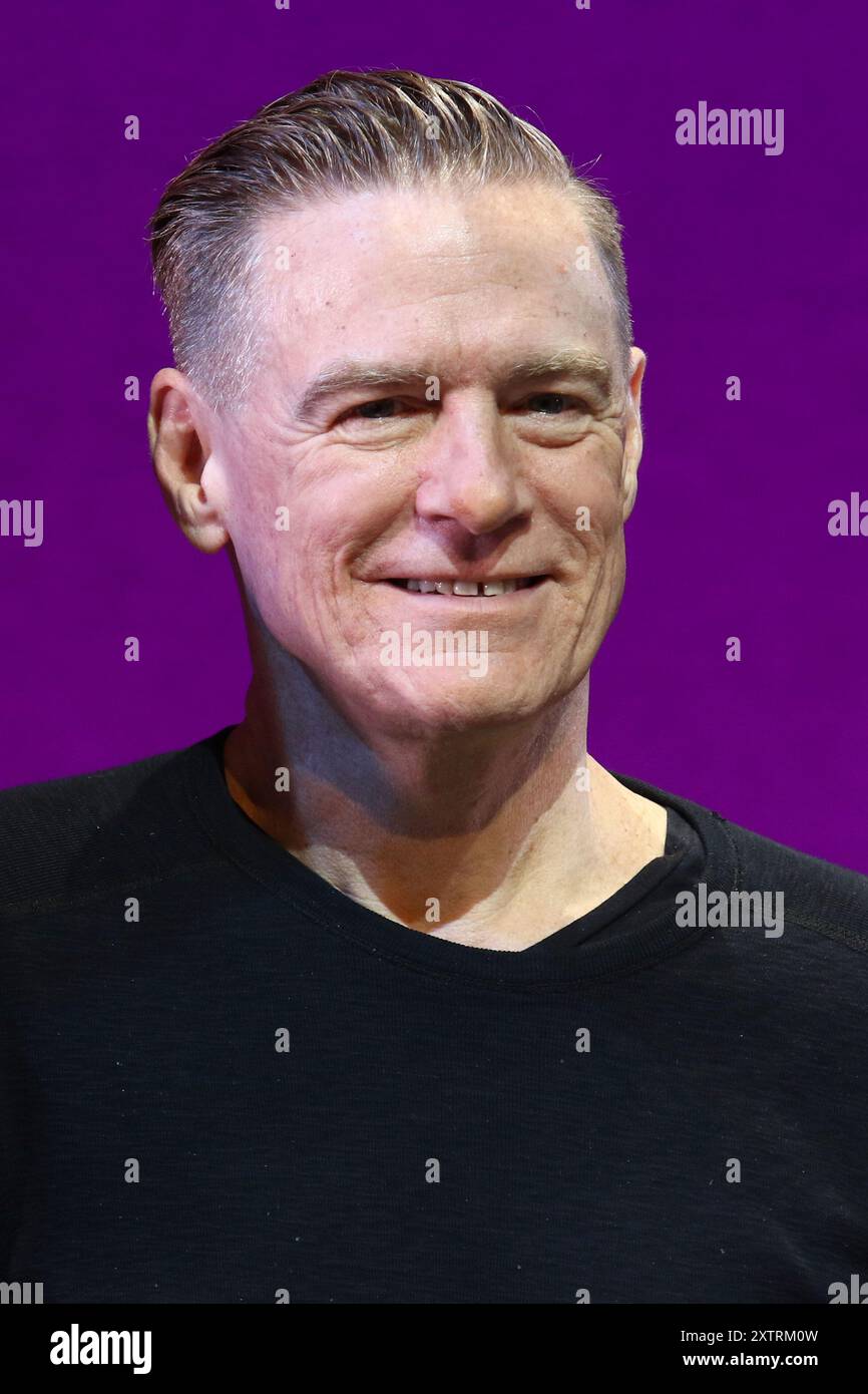 Bryan Adams appears on stage during a photo opportunity to celebrate ...