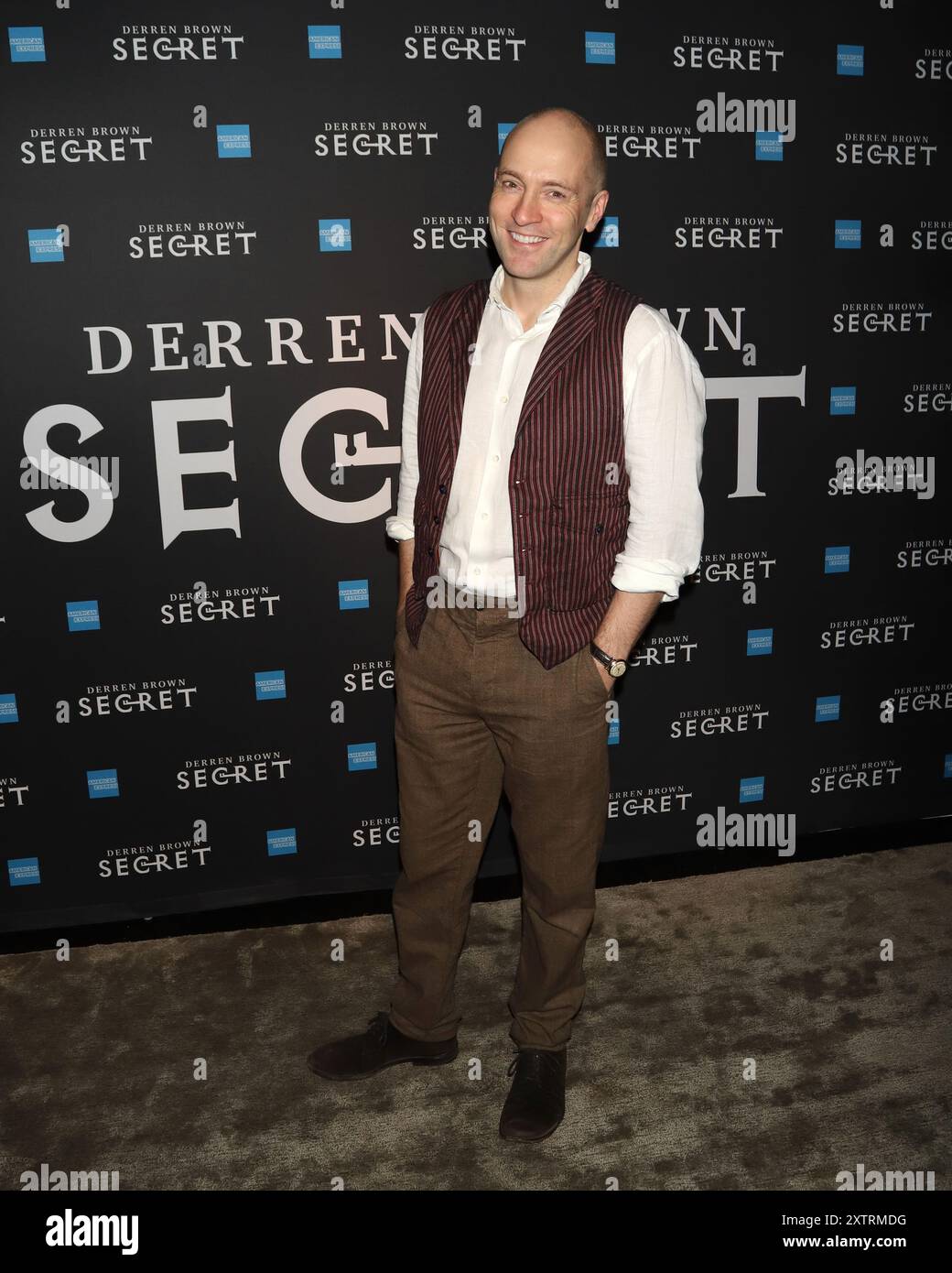 Derren Brown attends the Broadway opening night after party for "Derren ...