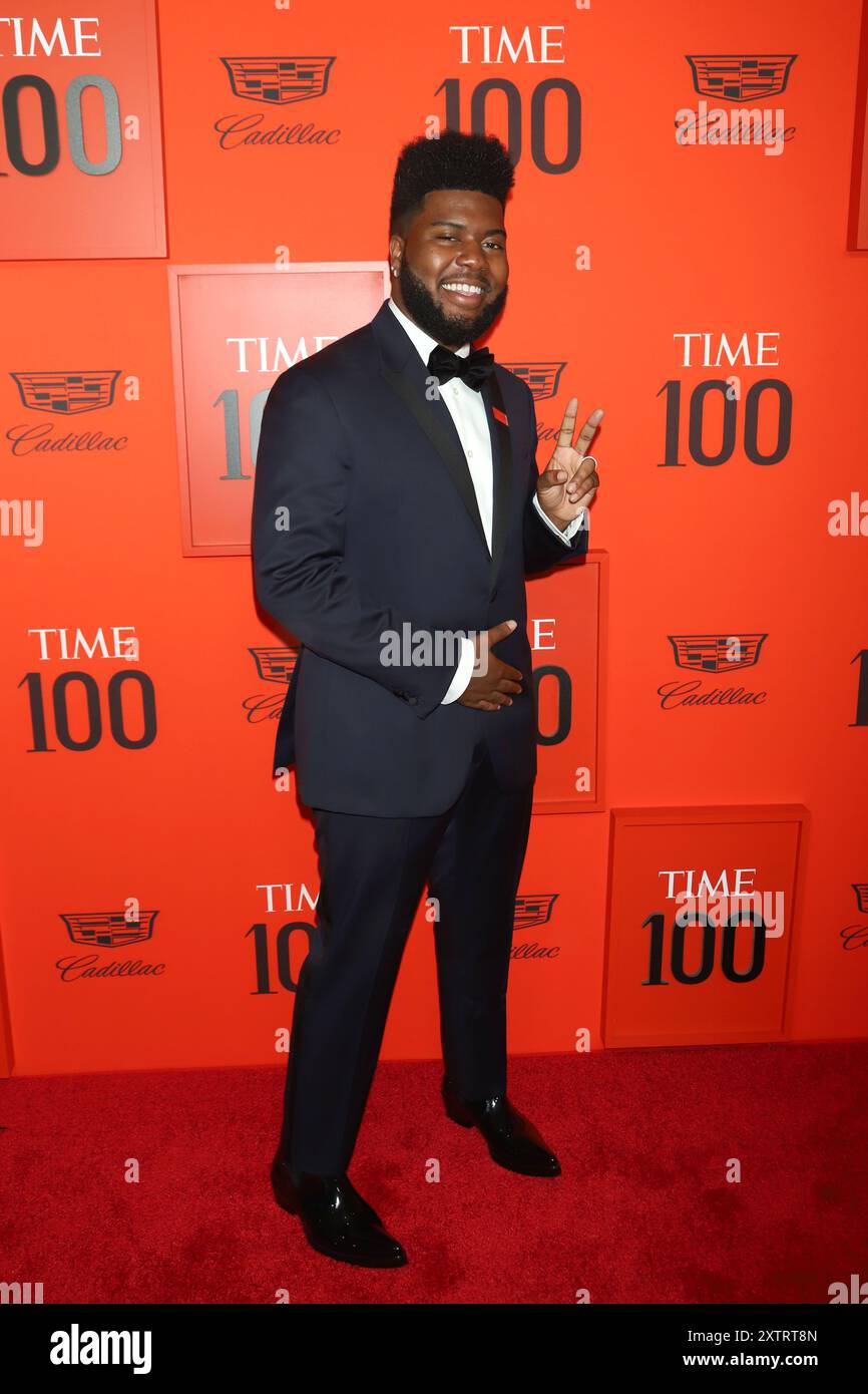 Khalid Robinson attends the 2019 Time 100 Gala at at Frederick P. Rose ...