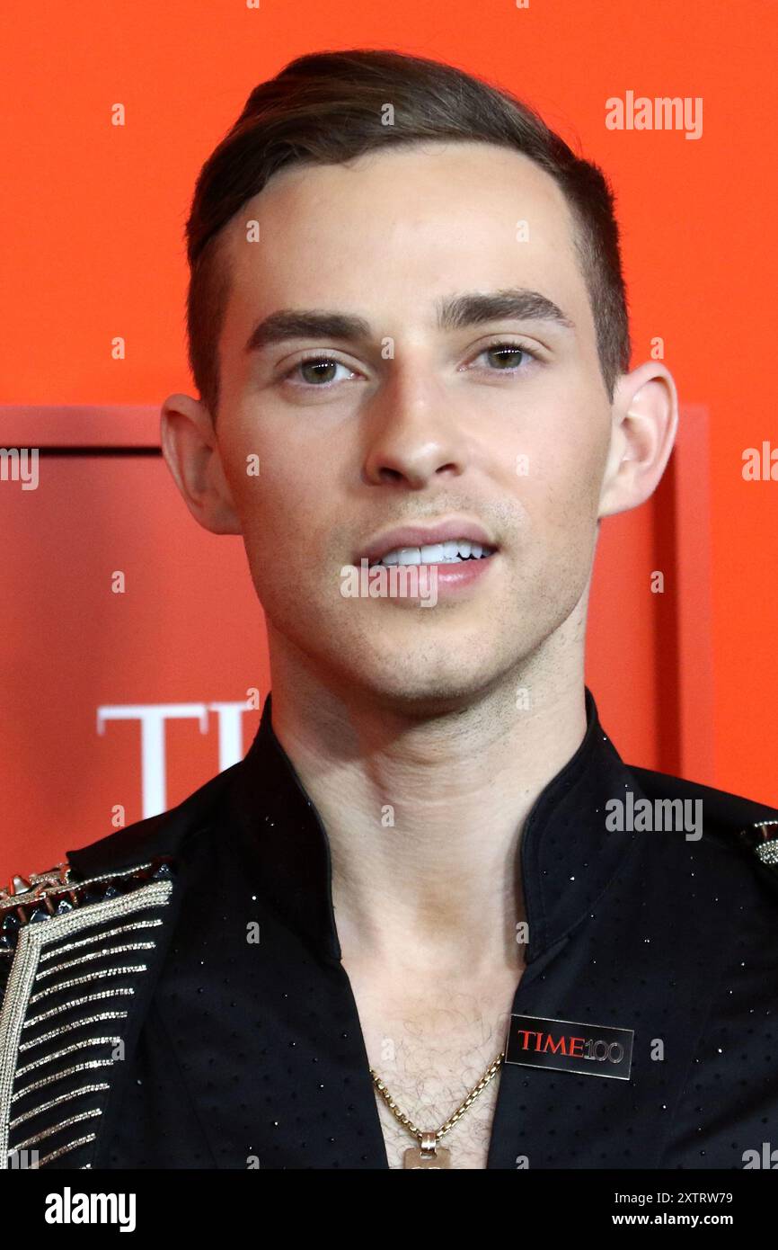 Adam Rippon attends the 2019 Time 100 Gala at at Frederick P. Rose Hall ...