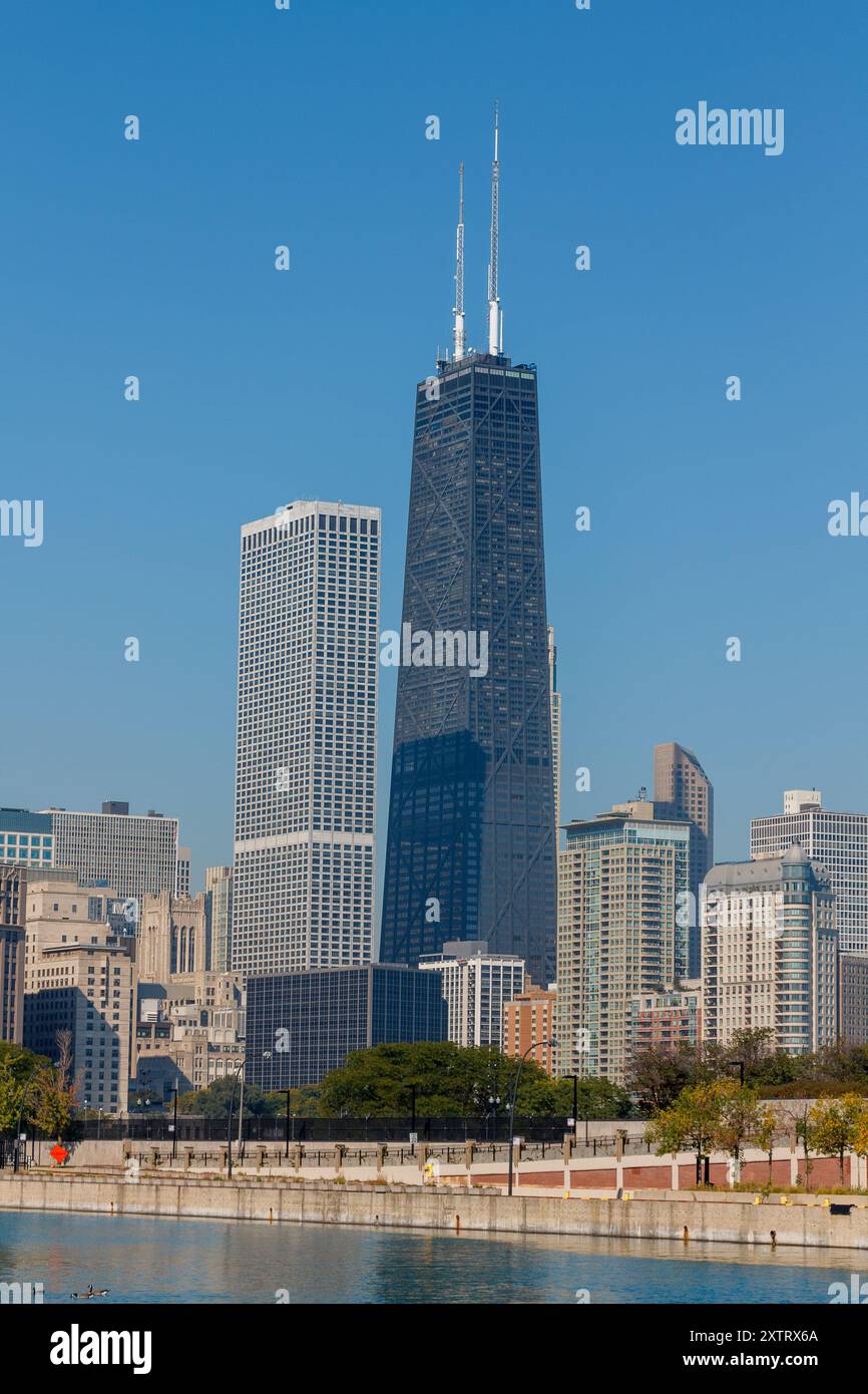 The John Hancock Center Skyscraper and the Modern Architecture Tower ...