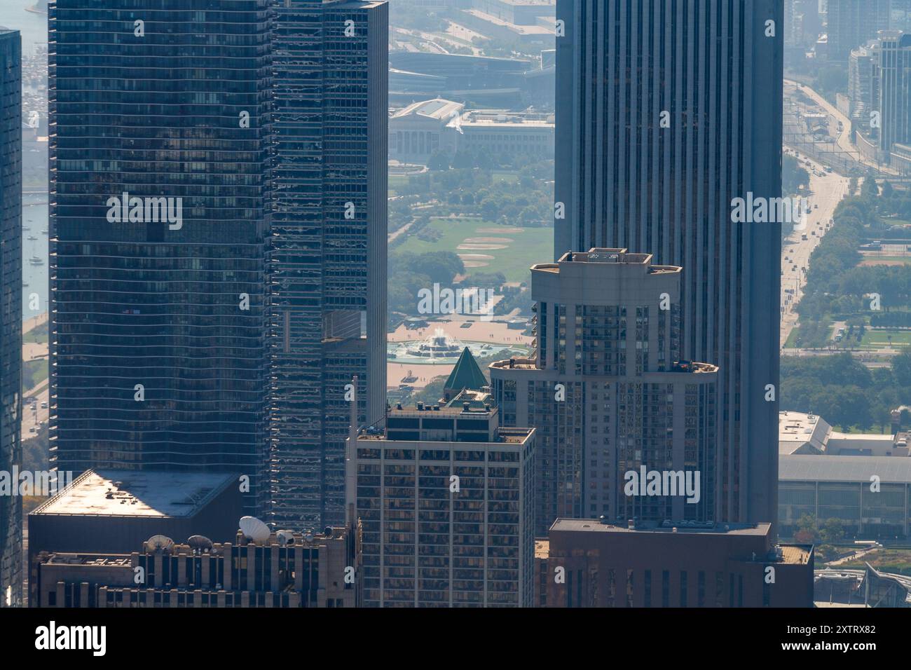 The Modern Architecture Tower Buildings in Downtown Chicago, Illinois ...